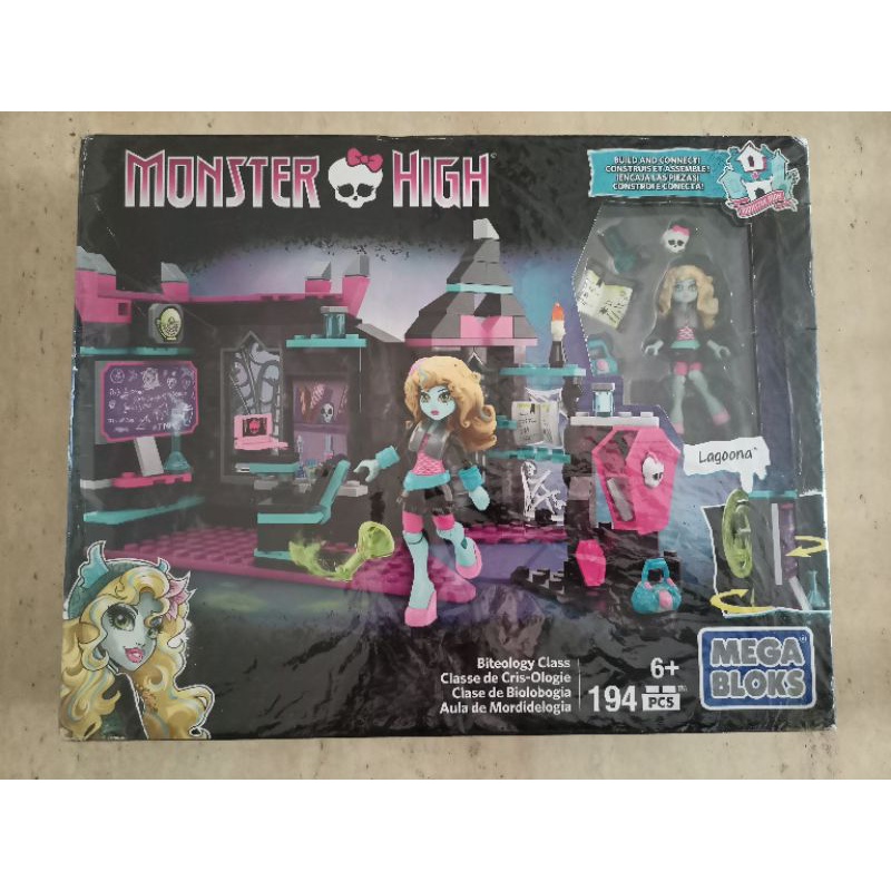 #ready stock#mattel monster high mega bloks 194 pieces lagoona | Shopee ...