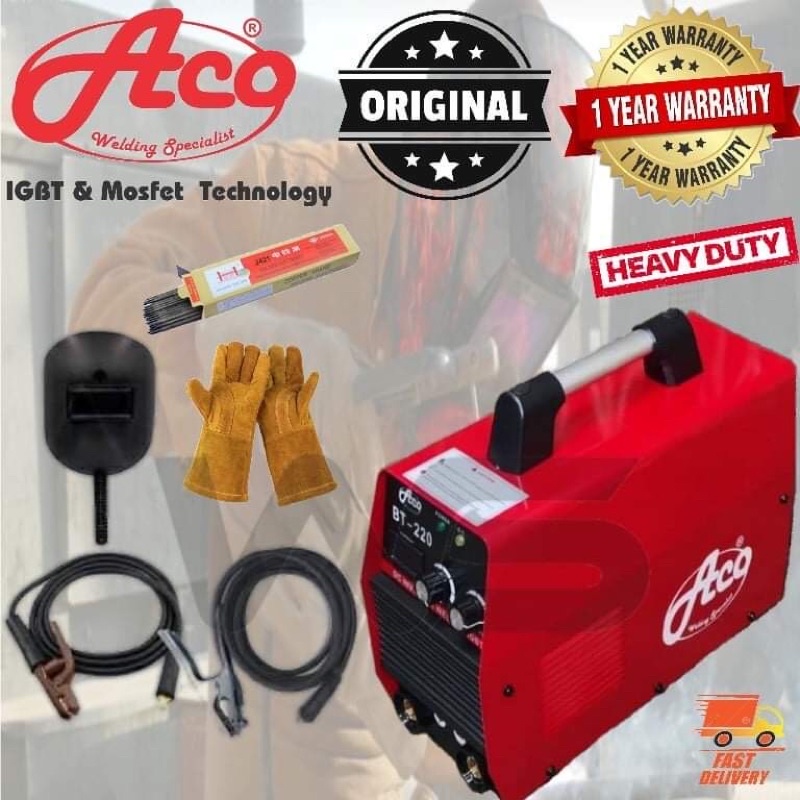 ACO MALAYSIA BT-220 Heavy Duty MMA/ACR Welding Machine(Made In MALAYSIA ...