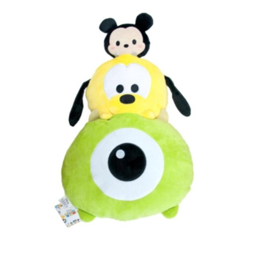 Disney Tsum Tsum 3 Head Cushion - Mickey, Pluto & Mike | Shopee Malaysia