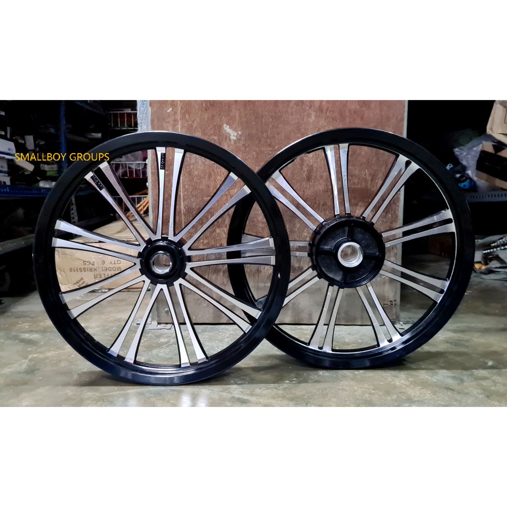 YAMAHA Y110 SS1 SS2 SRX SPORT RIM 17 HALF BLACK 9 BATANG Y110SS SS2 YSS ...