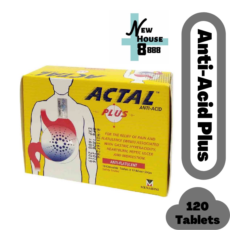 Actal Plus 10 tablets x 12 Strips | Shopee Malaysia