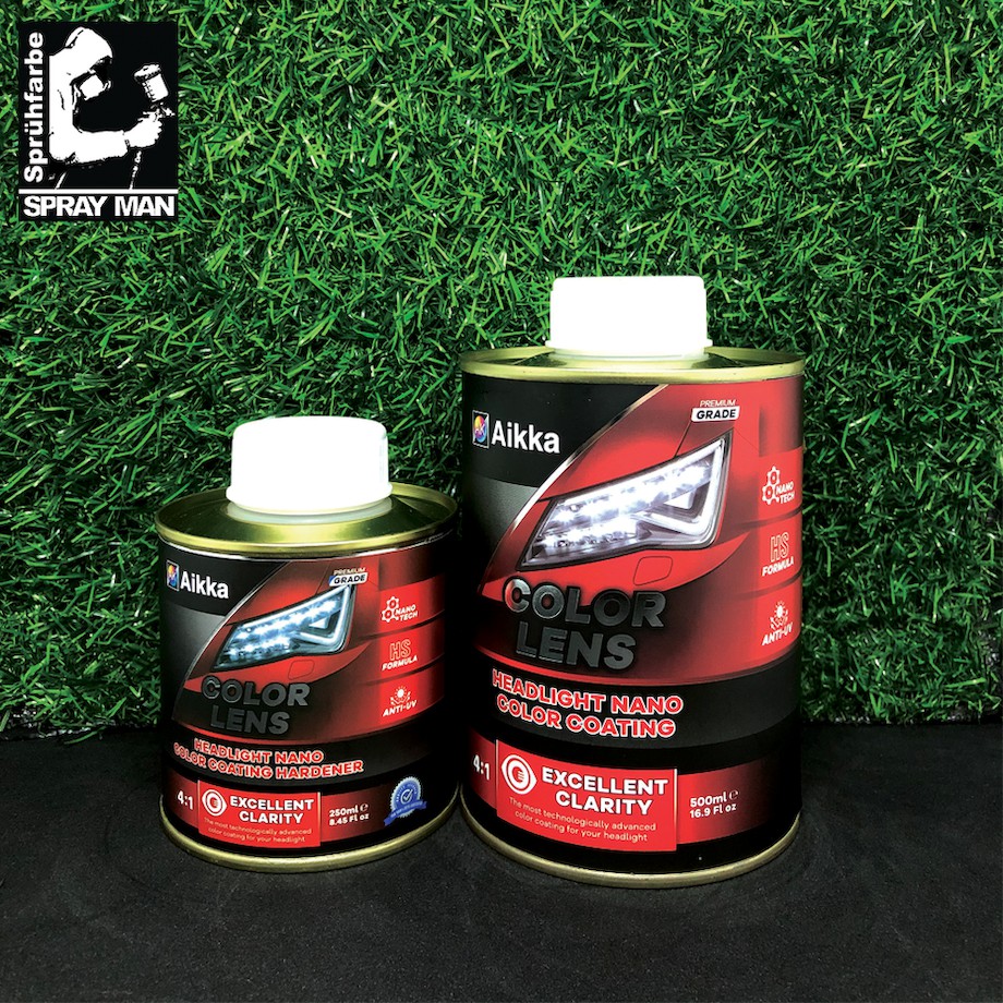 Aikka Color Lens Headlight Nano Coating Lamp 4:1 Set | Shopee Malaysia