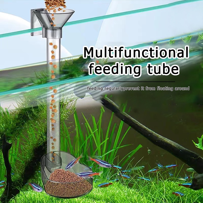 Fish tank directional feeding tube fish and shrimp feeding tube feeder ...