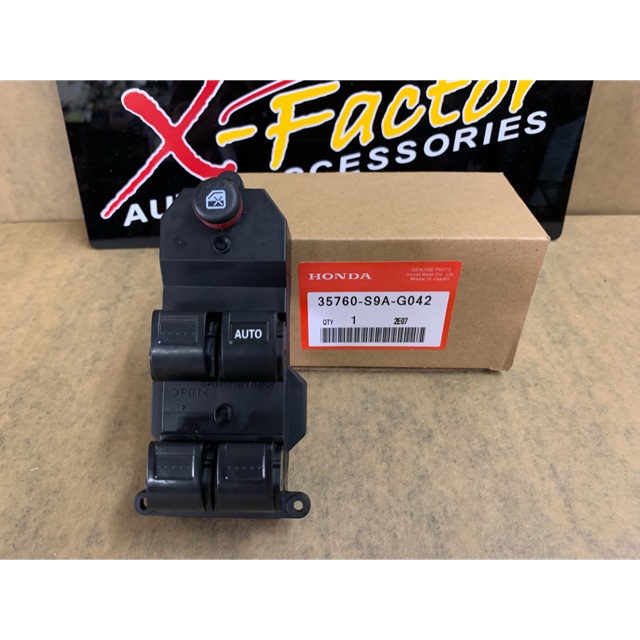 Honda Jazz/City/CRV/Stream/Civic Main Power Window Switch(OEM) | Shopee ...