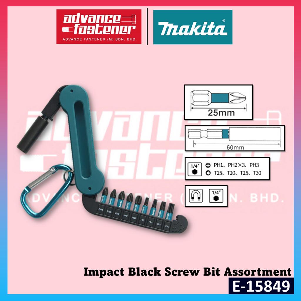 MAKITA Accessories E-15849 Impact Black Screw Bit Assortment | Shopee ...