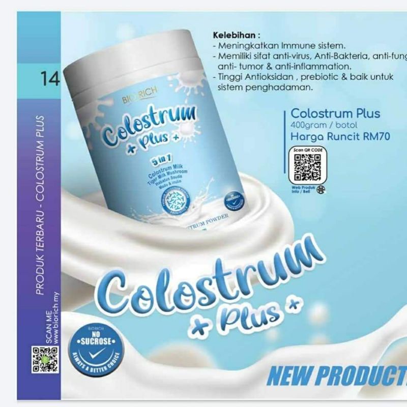 Susu Colostrum Plus+ | Shopee Malaysia