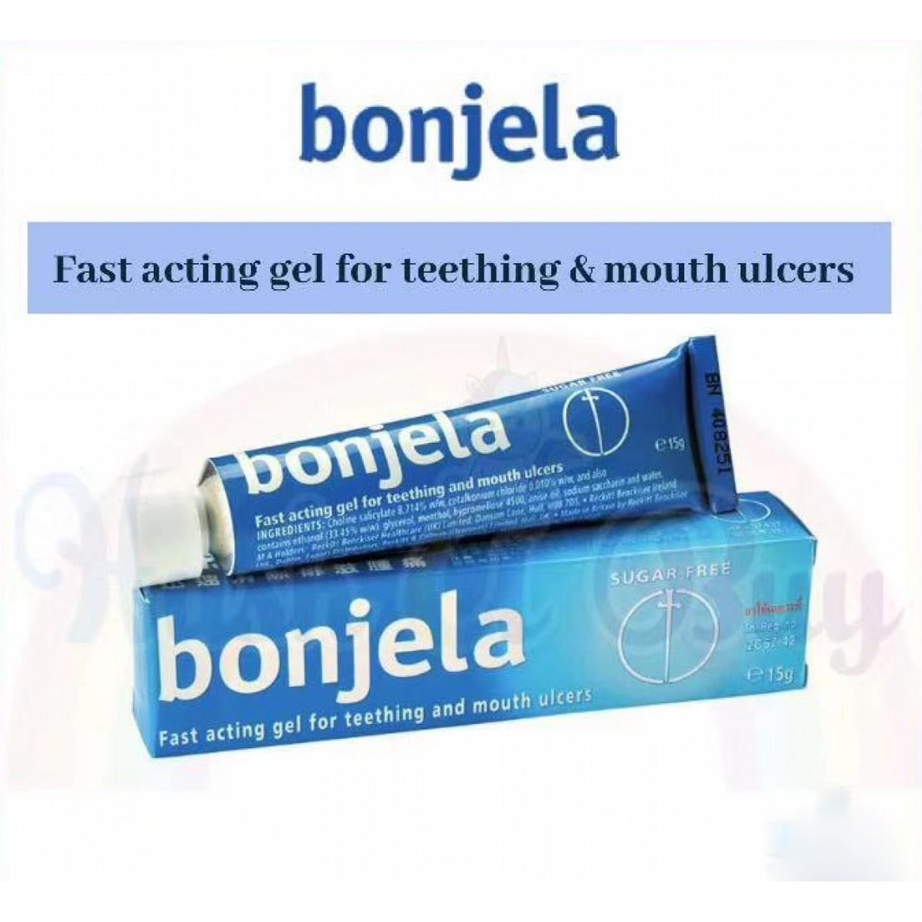 Bonjela Ulcer Gel Fast Acting Gel For Teething and Mouth Ulcers For ...