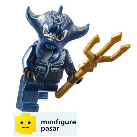 atl003 Lego Atlantis 8059 8073 8075 8077 - Manta Warrior Minifigure w ...