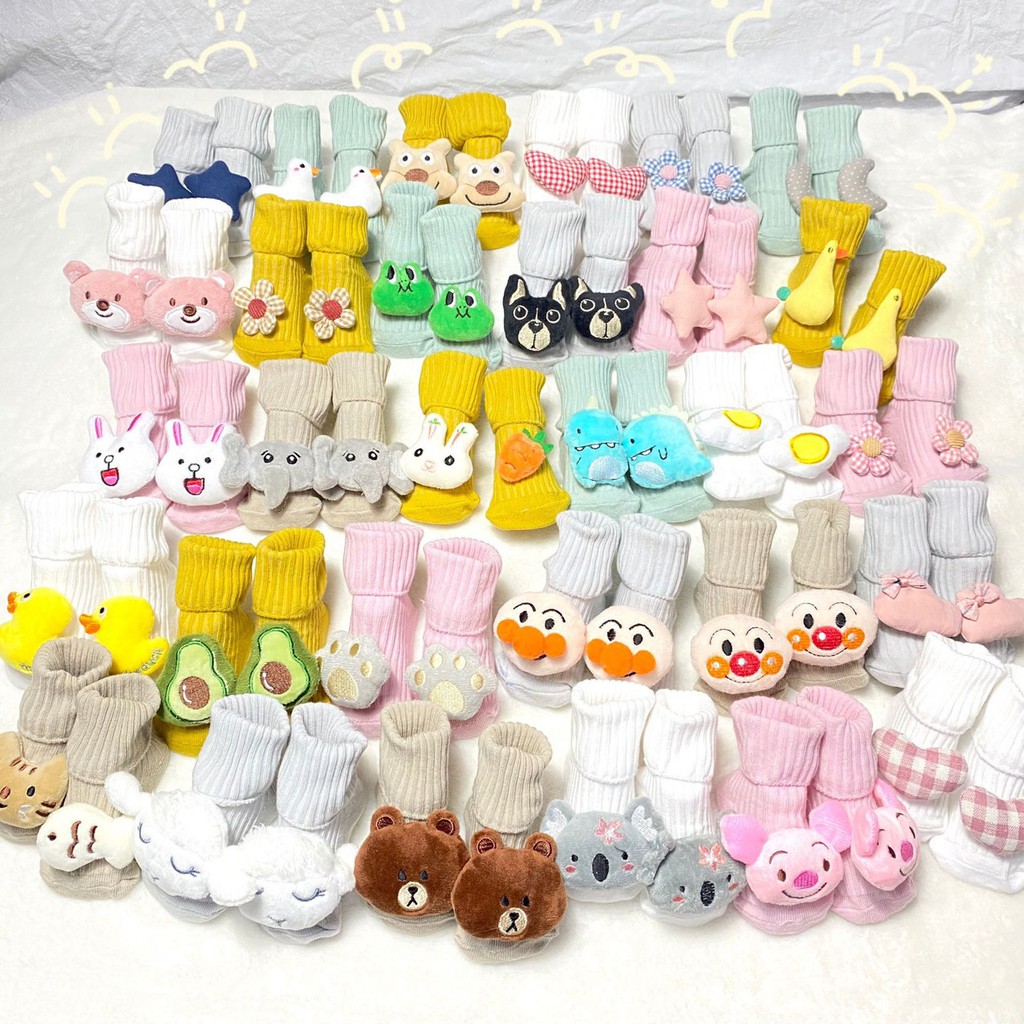 Animal socks Soft and smooth turtleneck animal socks for babies ...
