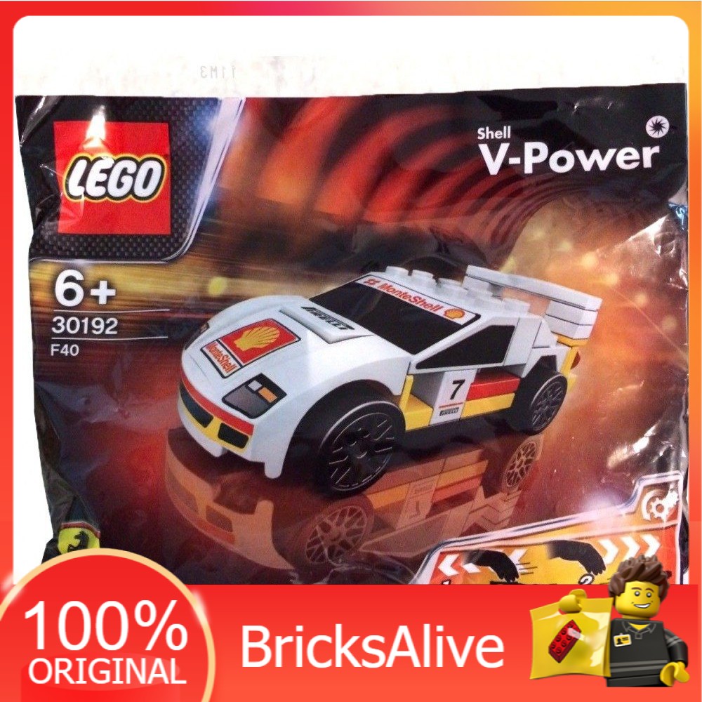 [BricksAlive] LEGO SHELL Ferrari F40 Polybag MISP 30192 | Shopee Malaysia