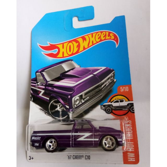 HOT WHEELS 2017 SUPER TREASURE HUNT '67 CHEVY C10 STH HW HOT TRUCKS ...