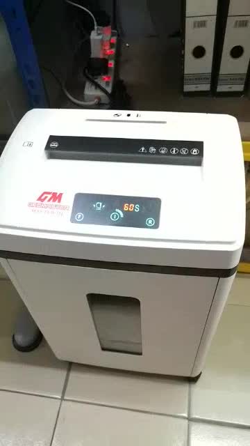 GEOMASTER Heavy Duty Paper Shredder Master III - Digital Shredder ( 1 ...