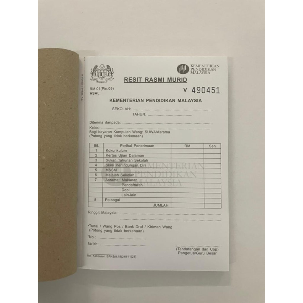 [READY STOCK] BUKU RESIT RASMI MURID | Shopee Malaysia