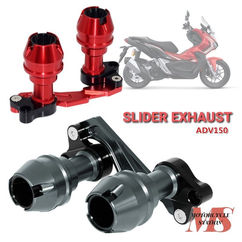 HONDA ADV150 Rear Wheel Exhaust Anti Crash Frame Slider Protector Fit ...