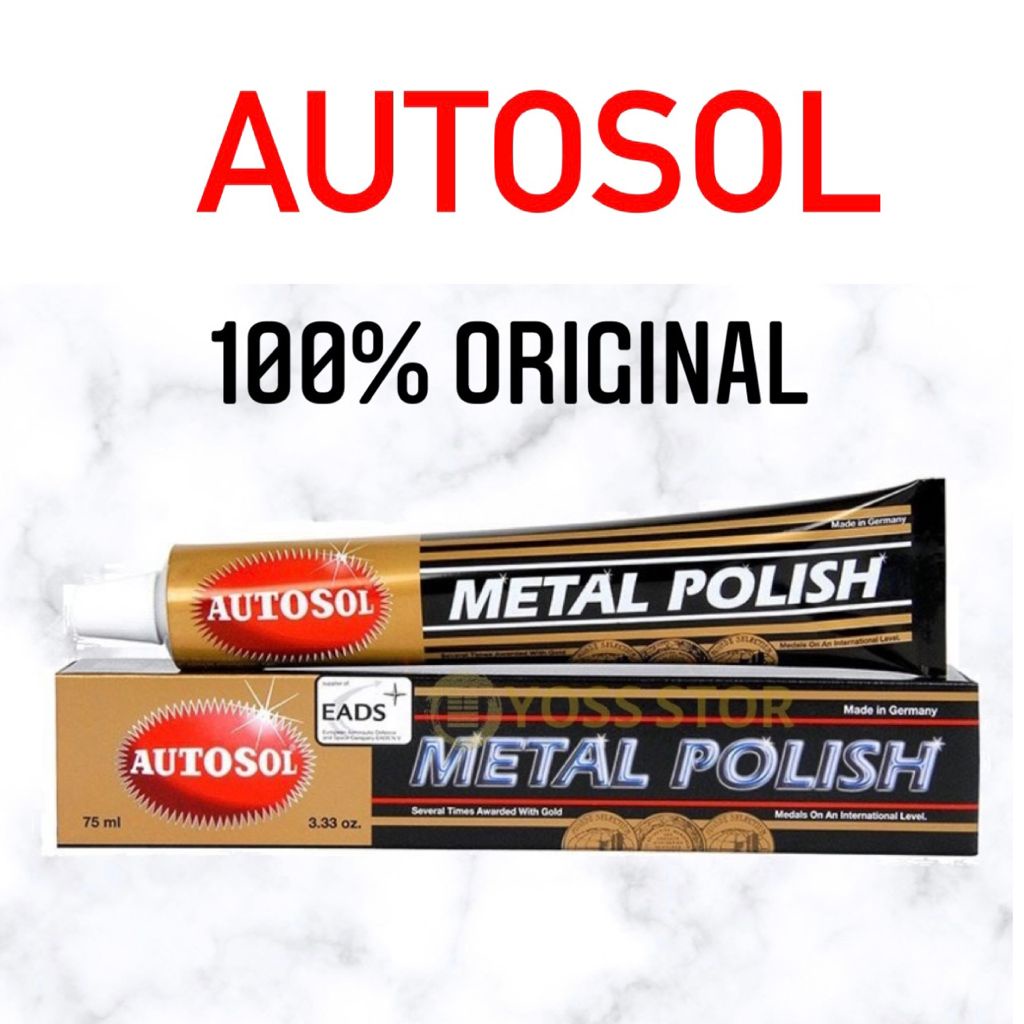 Autosol 75G Metal Rust Remover Chrome Cleaner Kilat Cuci Karat Diamond ...