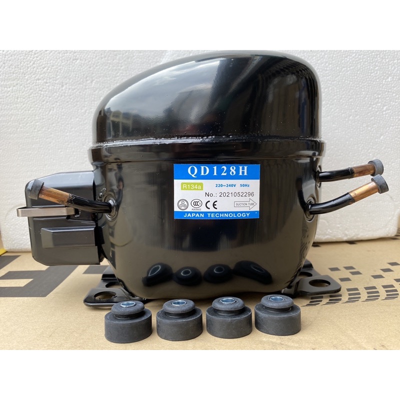 Refrigerator Compressor R134 Gas 3/8hp QD128H | Shopee Malaysia