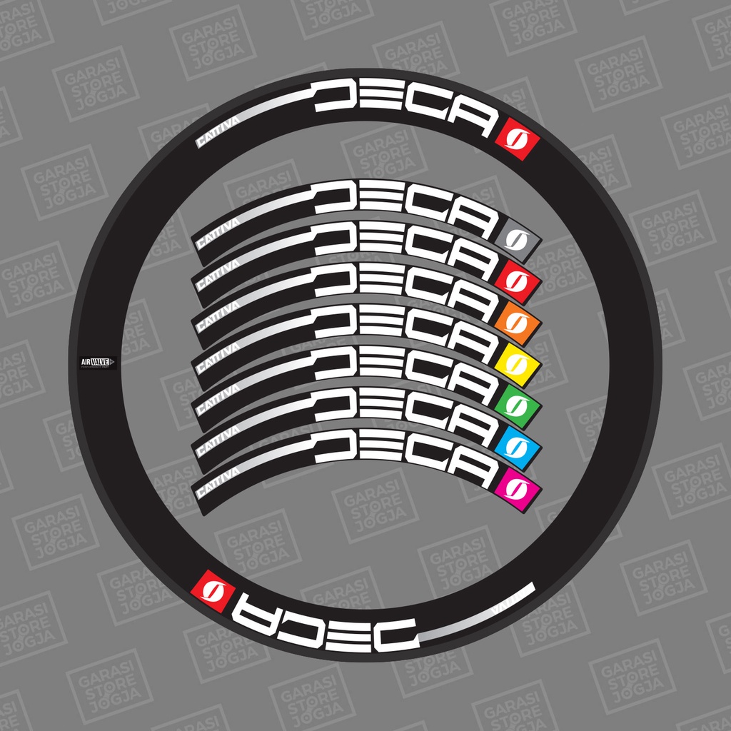 Seli Deca Cattiva Rims Decal 3 cm wide | Shopee Malaysia