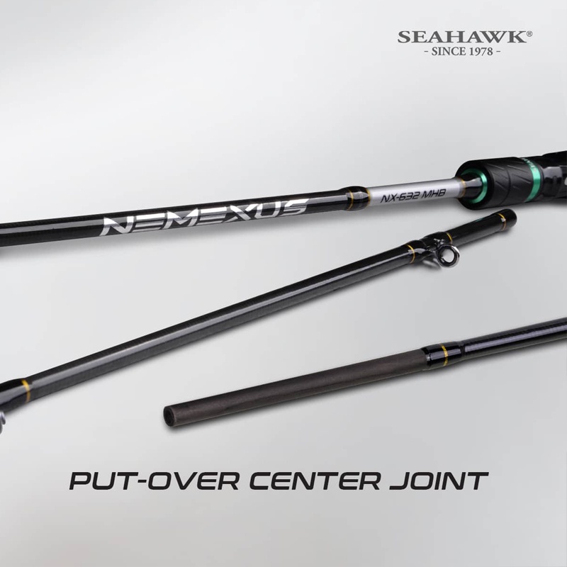 SEAHAWK Nemexus Spinning Rod / Nemexus Casting Rod Joran Pancing Batang ...