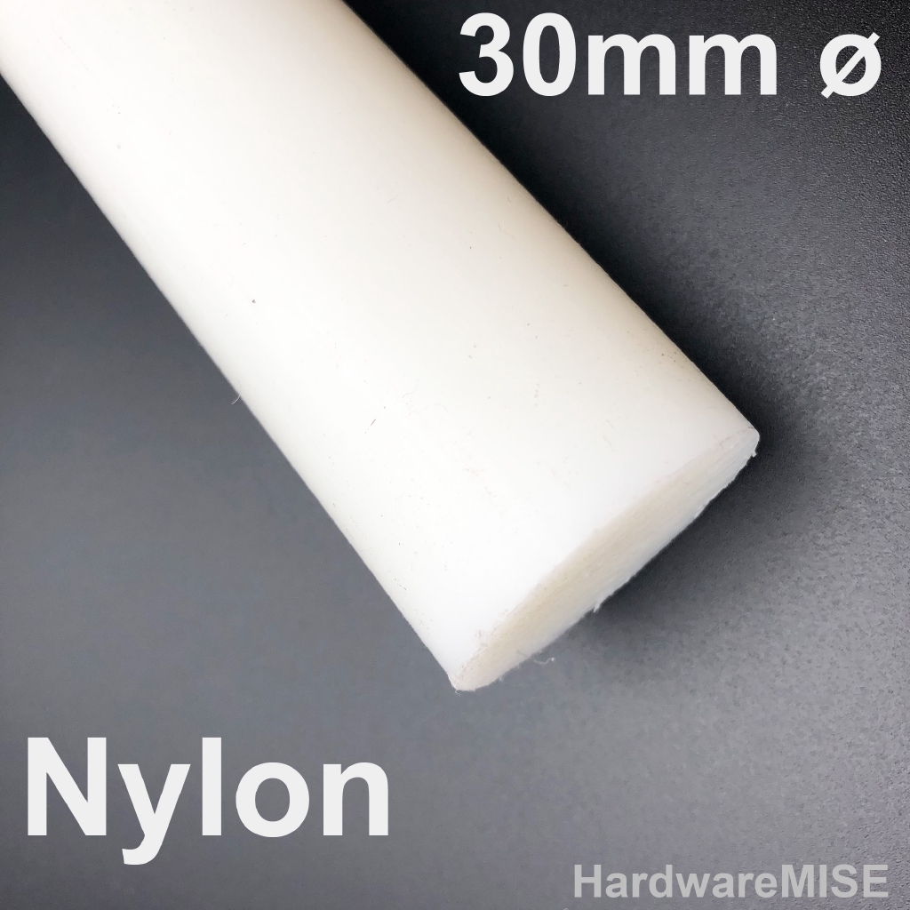 Nylon Rod Ivory White Color 30mm Diameter Malaysia Ready Stock | Shopee ...