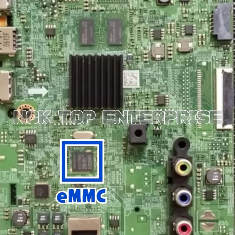 SAMSUNG UA40J5200AK IC eMMC + 25Q40CL + 24C256 EEPROM / BIOS / FIRMWARE ...
