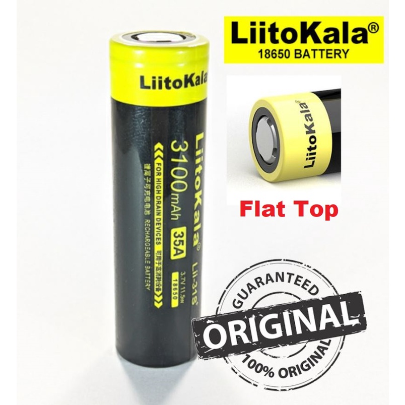 18650 Battery Custom DIY Lithium Li Ion 3100mAh Lii 35S 35A Hi Drain ...