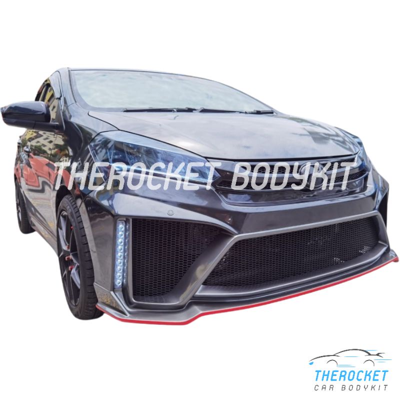 READY STOK!!! Perodua Myvi 2022-2023 GT Front Bumper Bodykit With LED ...
