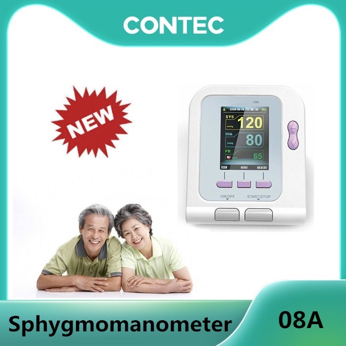 CONTEC08A Digital Blood Pressure Monitor NIBP machine | Shopee Malaysia