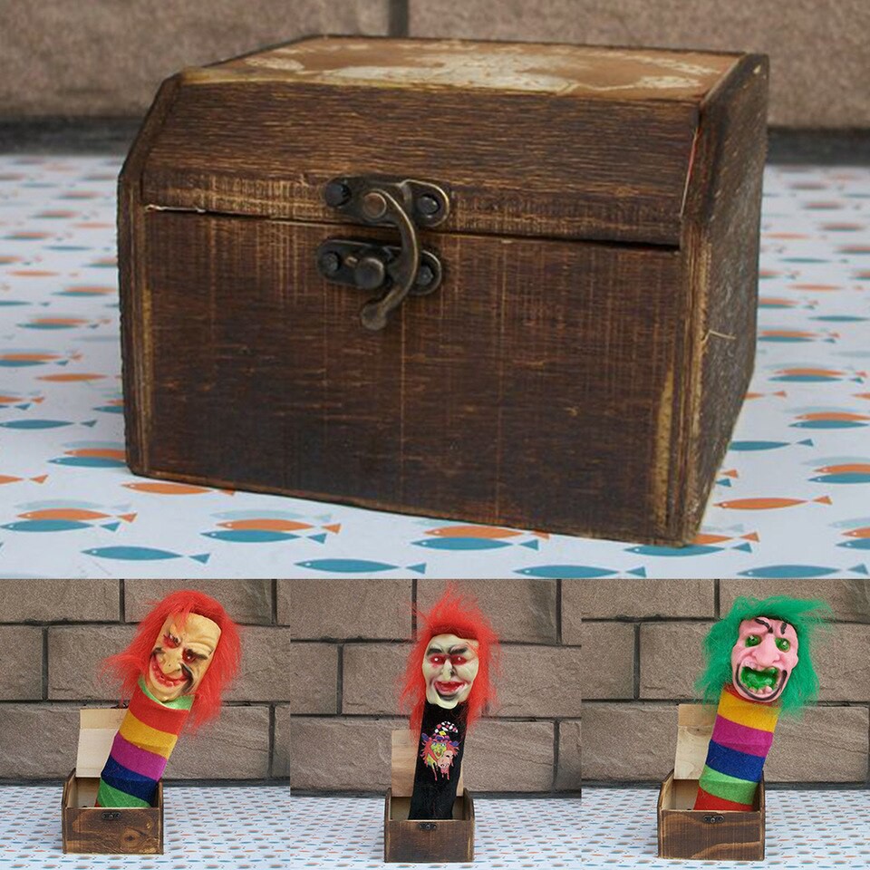 Halloween Surprise/ Wooden Box /Funny Box /Prank Scare Box/ Surprise ...