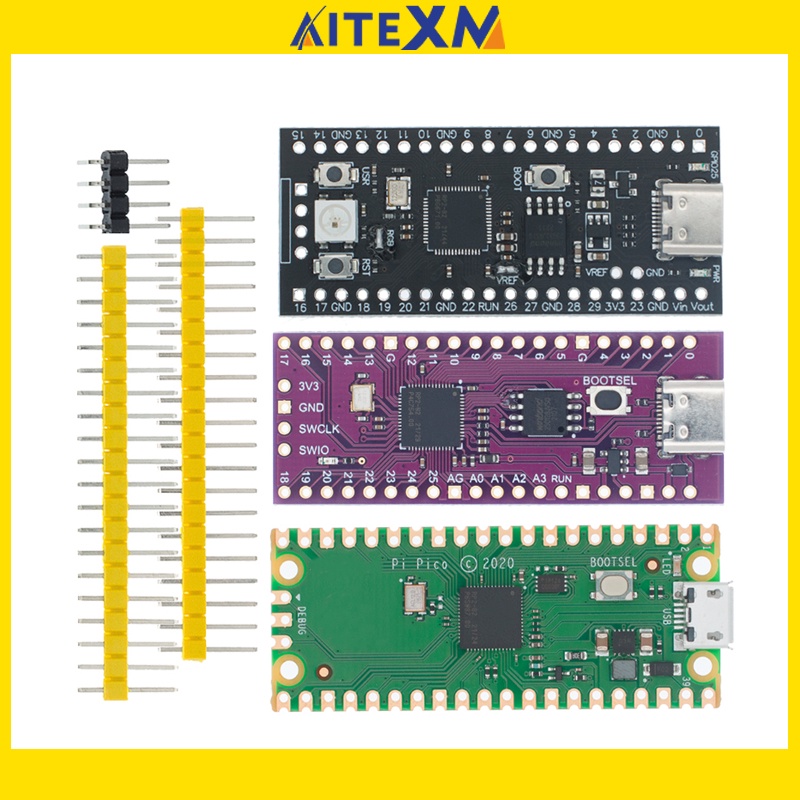 Raspberry Pi Pico Board RP2040 Dual-Core 264KB ARM Low-Power ...