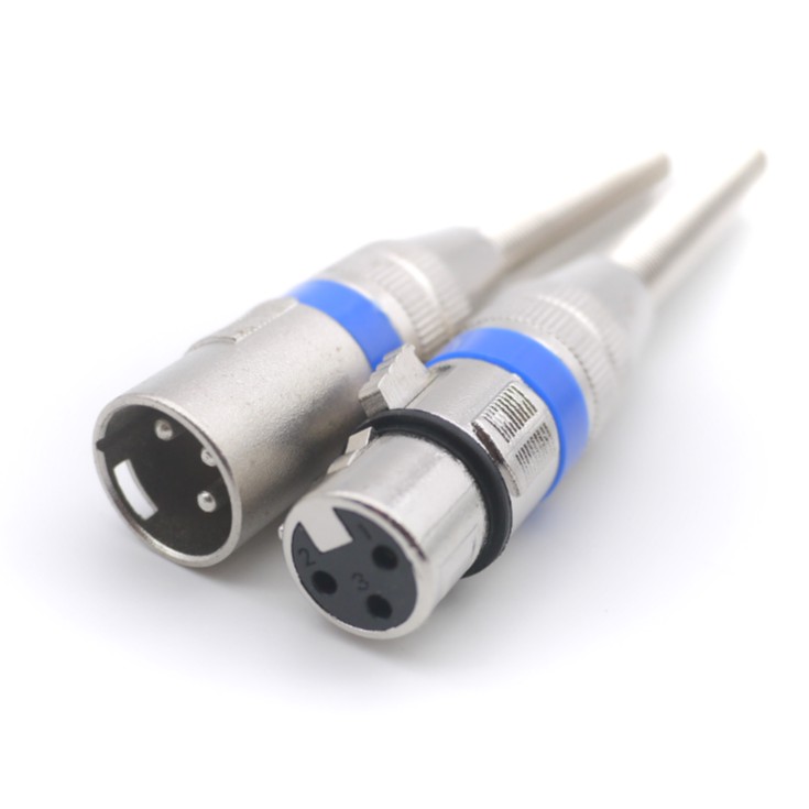 XLR 3 Pin Female Male MIC Jack Plug Audio Microphone Cable Connector | Shopee Malaysia