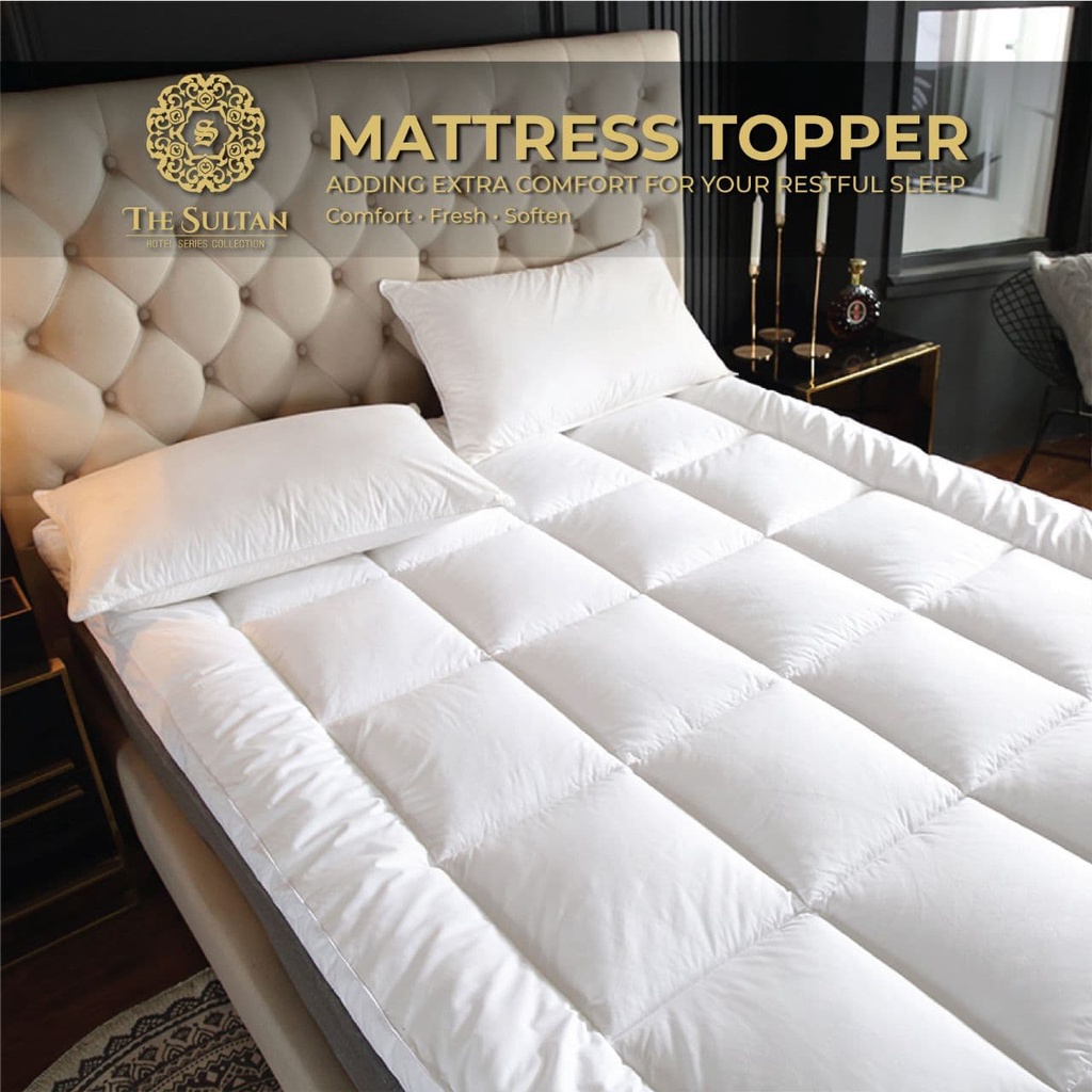 Sultera Mattress Topper Protector Aroma Super Single Queen King Pelapik ...