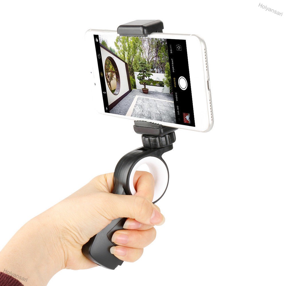 Holyansari Universal Handheld Mobile Phone Camera Ring Gimbal ...