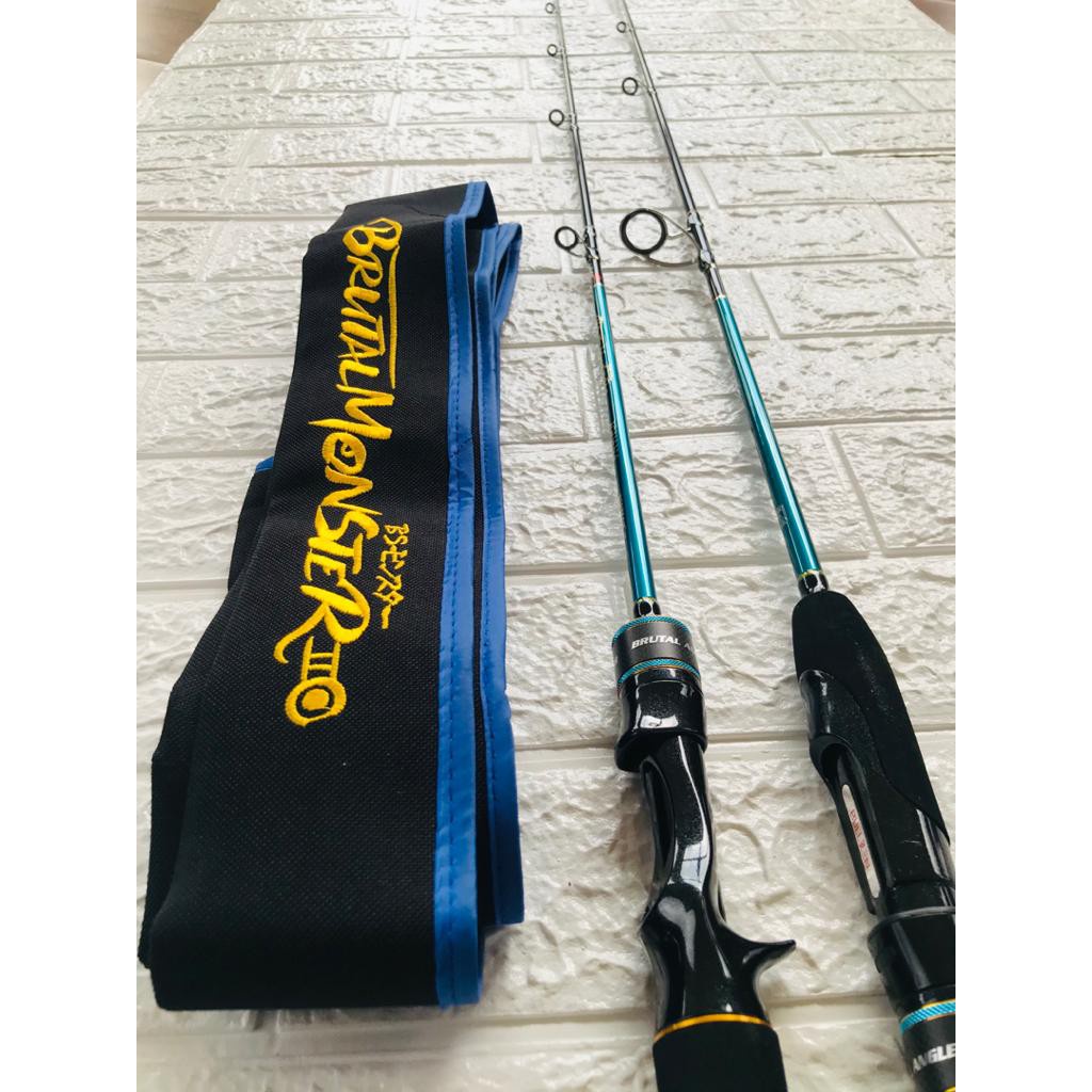 BULLZEN - BRUTAL MONSTER IGUANA ELITE SPINNING/BAITCASTING ROD WITH ...