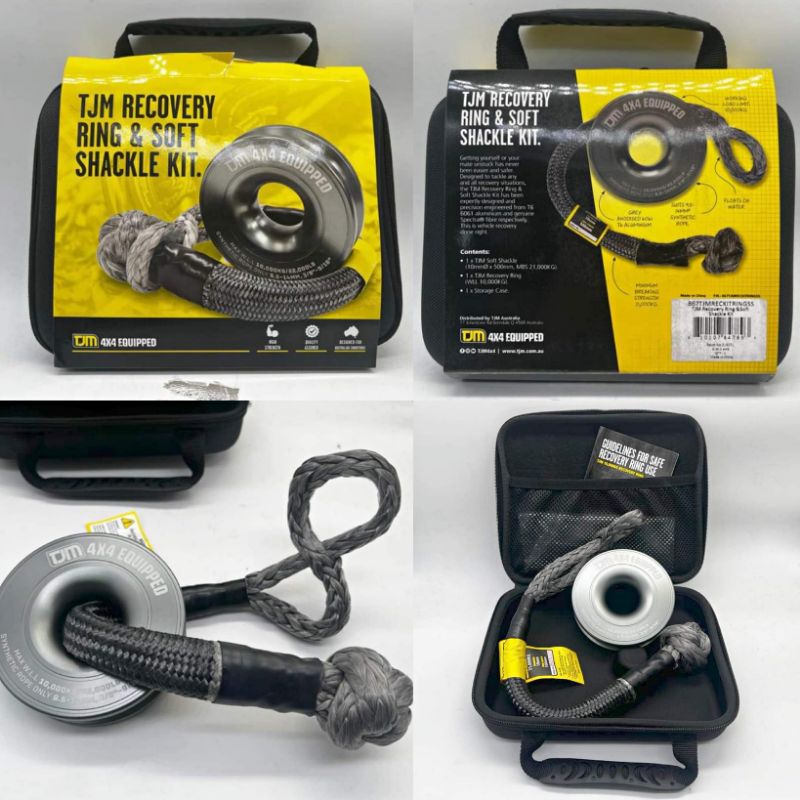TJM RECOVERY RING WLL 10,000KG TJM SOFT SHACKLE FOR SYSTHETIC ROPE USE ...
