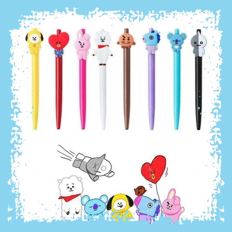 💥[READY STOCK] BTS BALLPOINT PEN | Shopee Malaysia