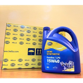 (KOREA) HELLA ENGINE OIL 15W40 SEMI SYNTHETIC MINYAK HITAM ENGINE ...