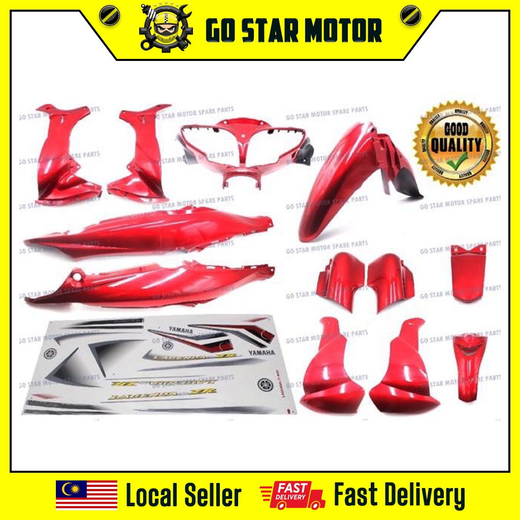 YAMAHA SRLZR SRL110ZR LAGENDA ZR LAGENDA110 ZR SRL110 ZR Body Cover Set With Sticker HLD SRL110 ...