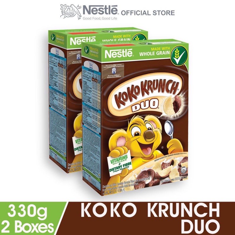 Nestle Koko Krunch Duo Cereal Large (300G x 2 Boxes) | Shopee Malaysia