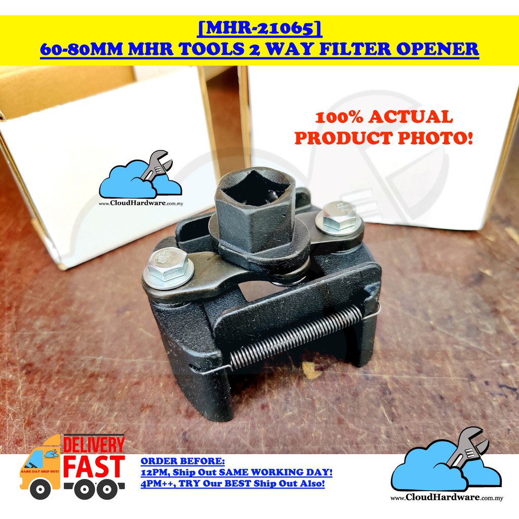 MHR Tools Two Way Oil Filter Wrench 60-80 mm Oil Filter Opener MHR ...