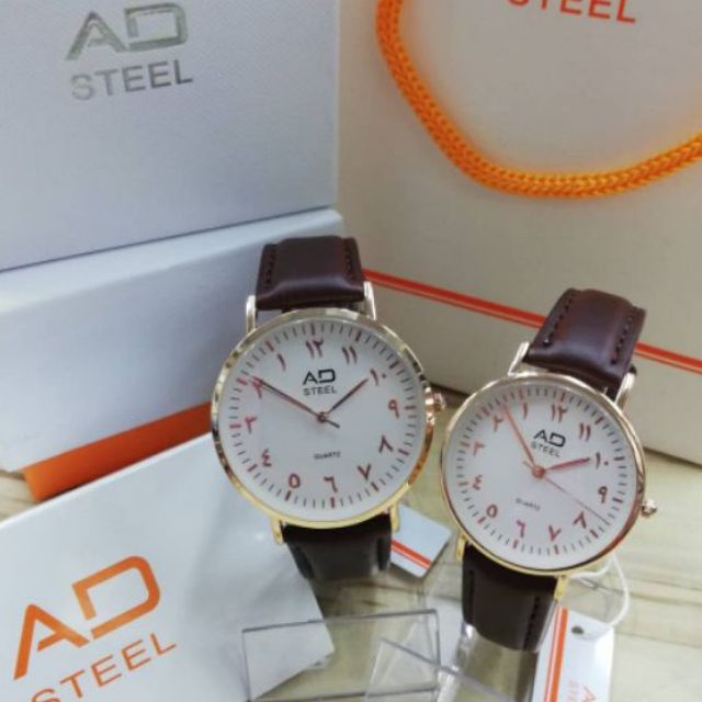 AD STEEL TAWAF WATCH LEATHER (ANTI CLOCKWISED) | Shopee Malaysia