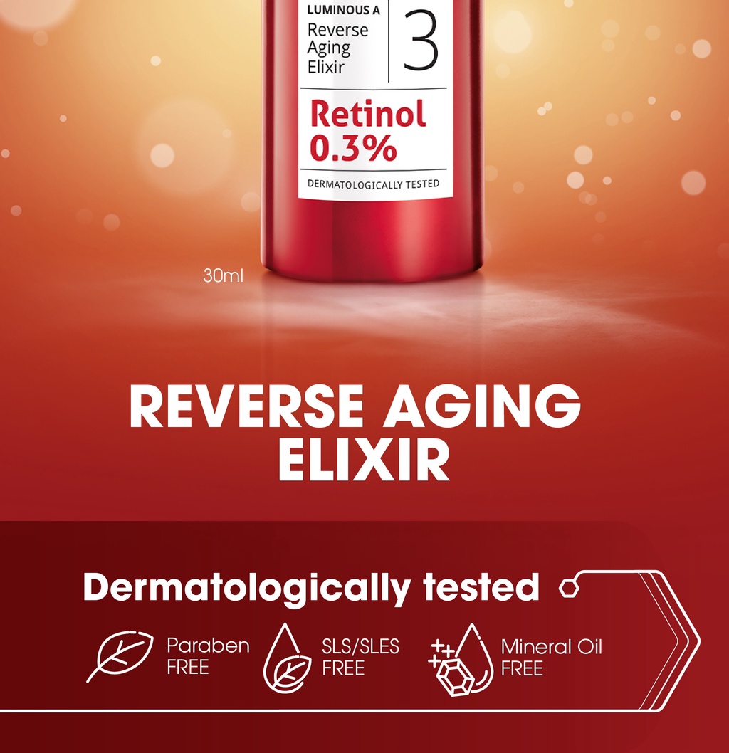 Cosmoderm Luminous A Reverse Aging Elixir 30ml (Retinol) | Shopee Malaysia