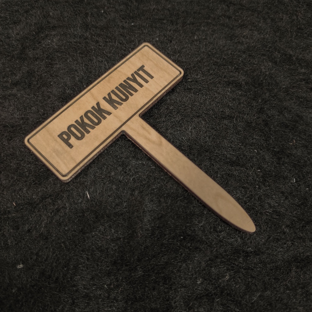 Label Pokok Kayu /Plant Tag/Plant Label/Penanda Pokok/Plant Tag / Plant ...