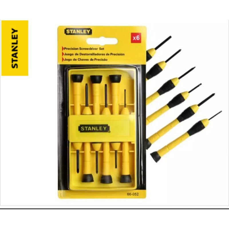 STANLEY Precision Screwdriver Set 66-052 (6pcs) 100051 | Shopee Malaysia