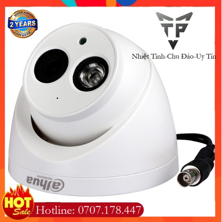 Dome Camera 2MP 1080P with integrated mic Dahua DH-HAC-HDW1200EMP-A-S5 ...