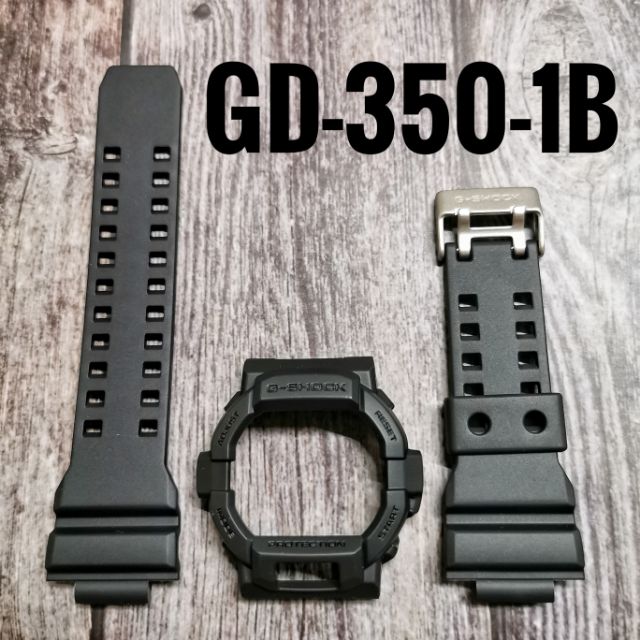 (IN STOCK) ORIGINAL GD-350-1B BEZEL AND BAND. RESIN QUALITY. FREE ...
