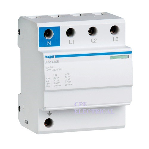 HAGER SPM440E Monobloc Surge Protection Devices | Shopee Malaysia