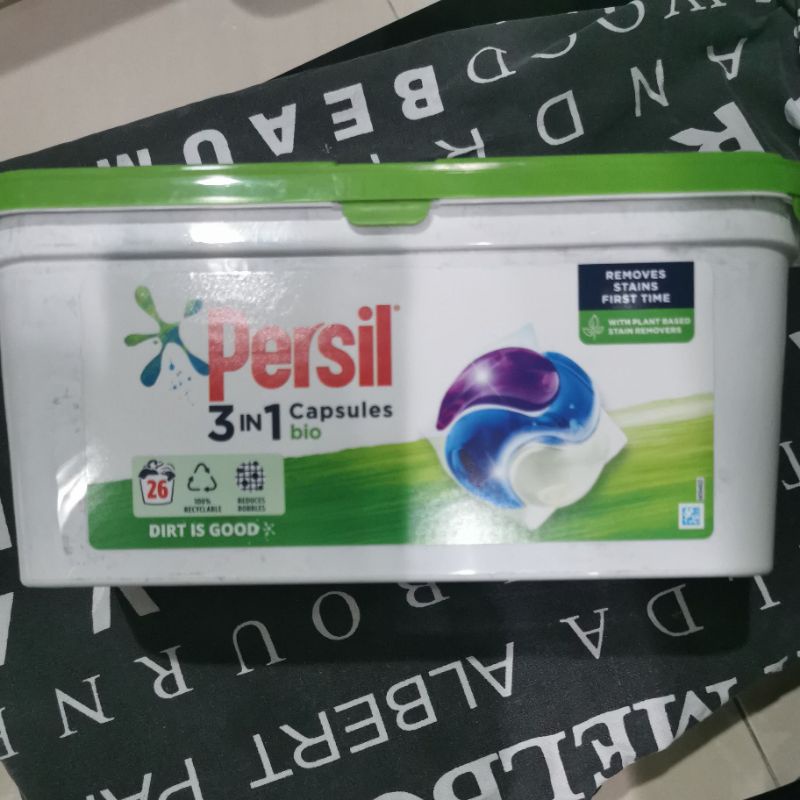 (UK)PERSIL 3 IN 1 LAUNDRY 15 & 26 CAPSULES (Bio / Non Bio / Colour ...