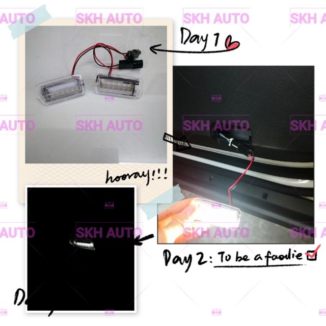 TOYOTA VELLFIRE ALPHARD ESTIMA CAMRY VIOS ALTIS CHR SIDE DOOR LIGHT ...