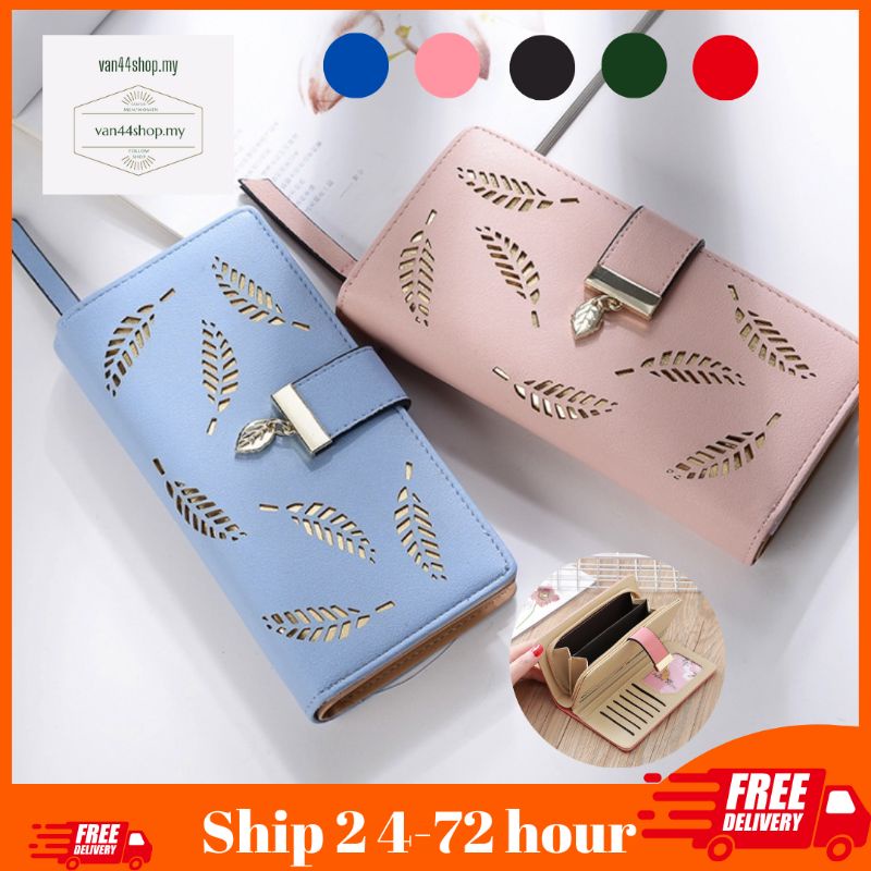 Dompet Winita panjang Berbentuk daun beg dompet telefon bimbit tangan ...