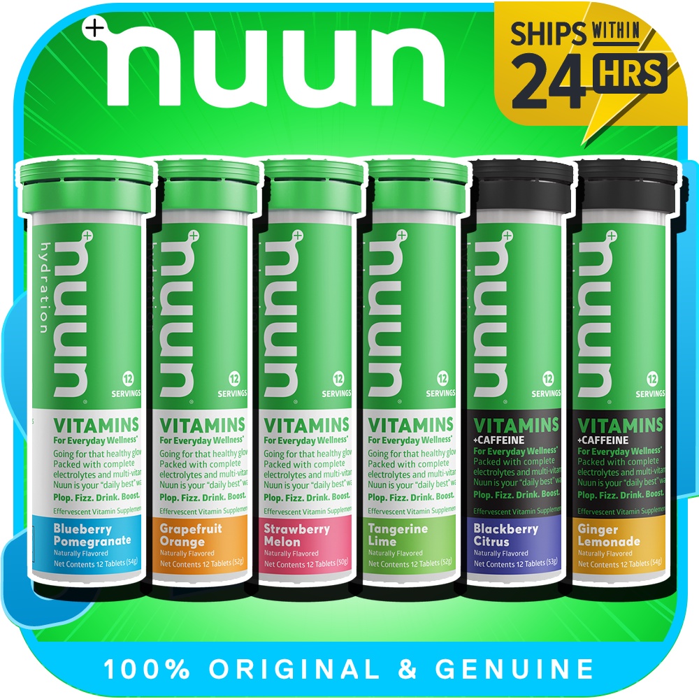 Nuun Vitamins: Vitamins + Electrolyte Drink Tablets | 12 Tabs | Shopee ...